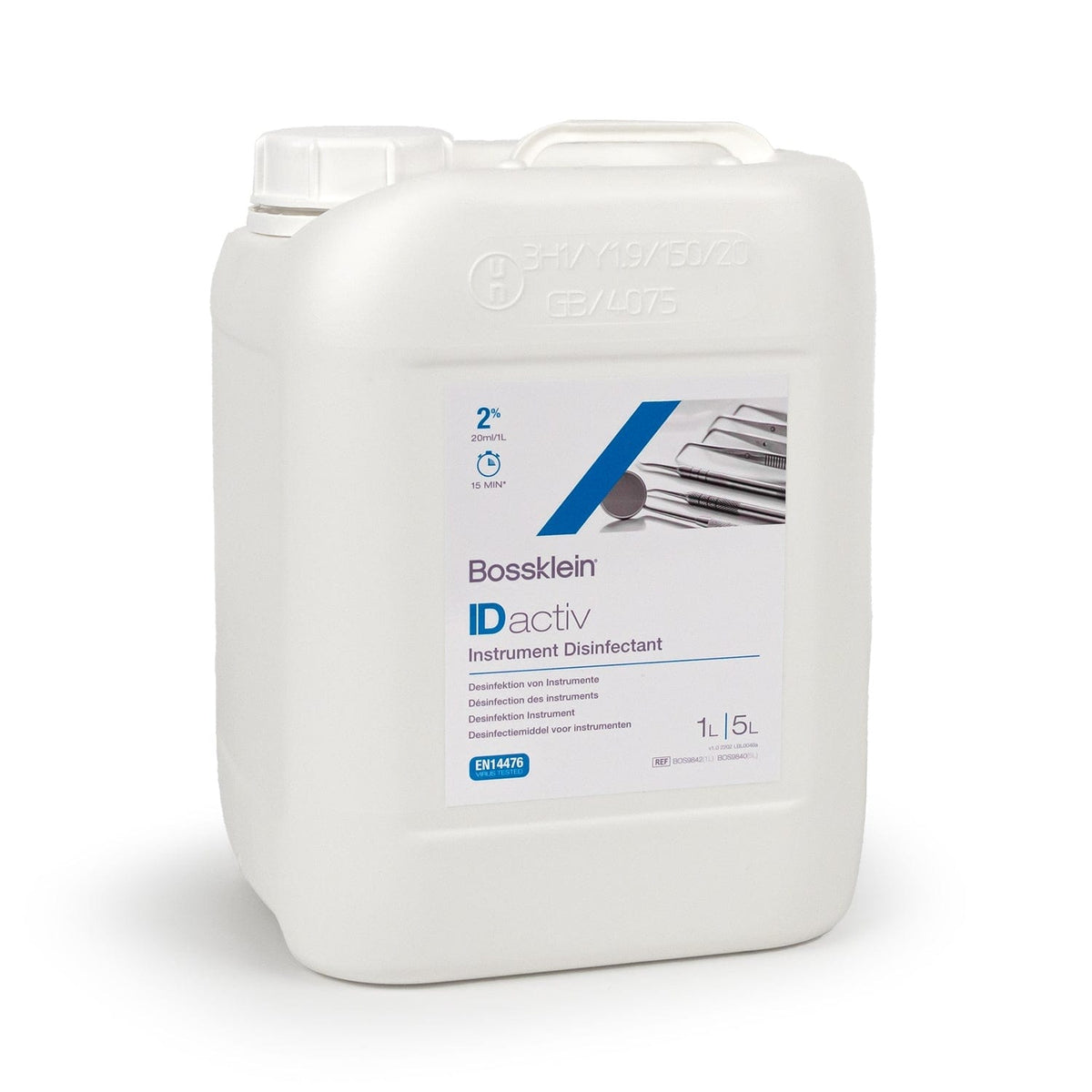 Bossklein Instrument Cleaner Disinfectant Concentrate – L&L Dental Products